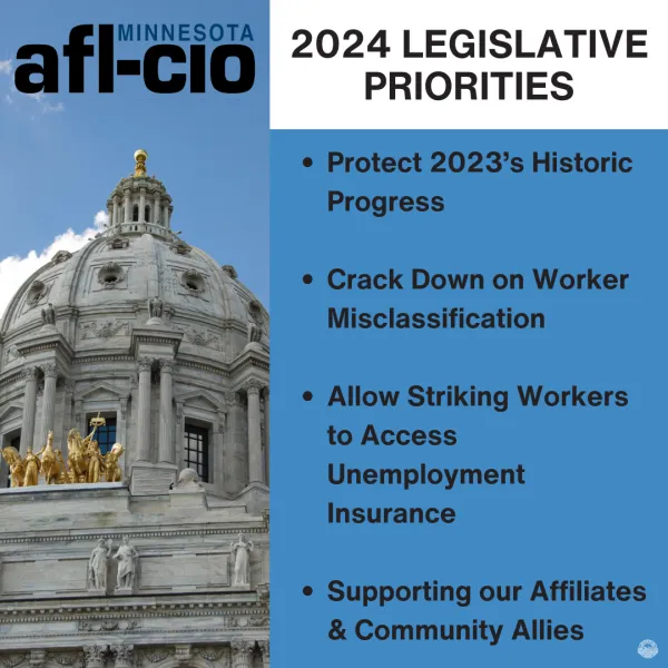 2024 Legislative Priorities | Minnesota AFL-CIO